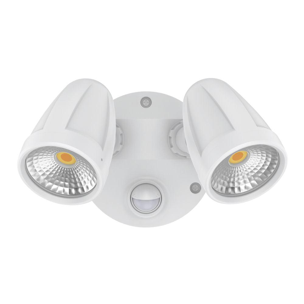 Domus MURO-MAX-32S - 32W LED High Output Tri-Colour Twin Head Exterior ...