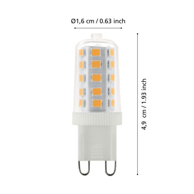 Eglo - 3W G9 LED Globe-EGL-110156-9008606228805 – Ozlighting