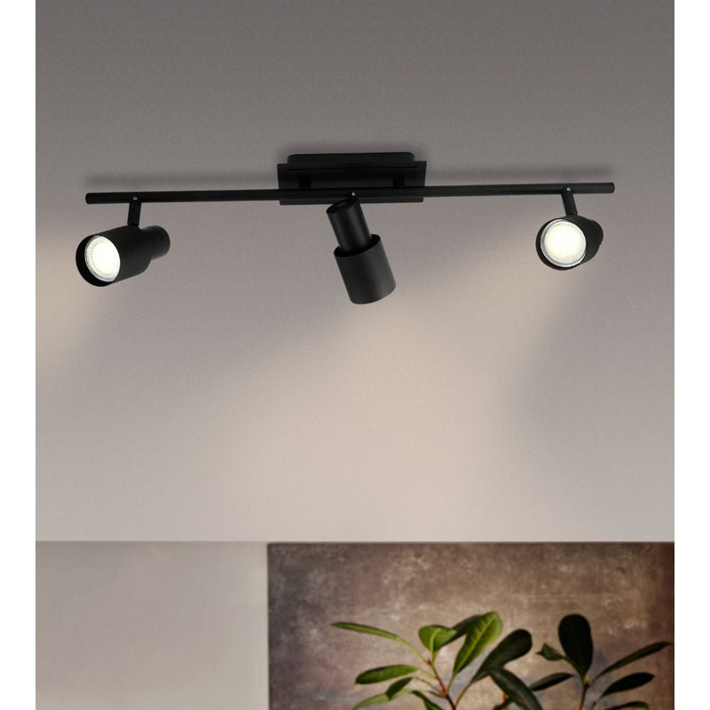 Eglo DAVIDA 2 - 5W Black Spot Light-EGL-204329-9008606207770 – Ozlighting
