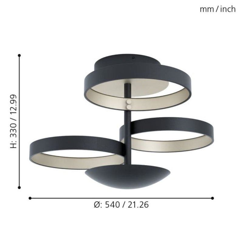 Eglo GROMOLA - Ceiling Light-EGL-98539-9002759985394 – Ozlighting