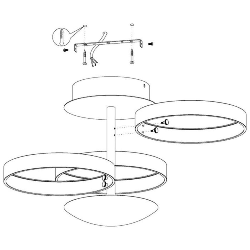 Eglo GROMOLA - Ceiling Light-EGL-98539-9002759985394 – Ozlighting