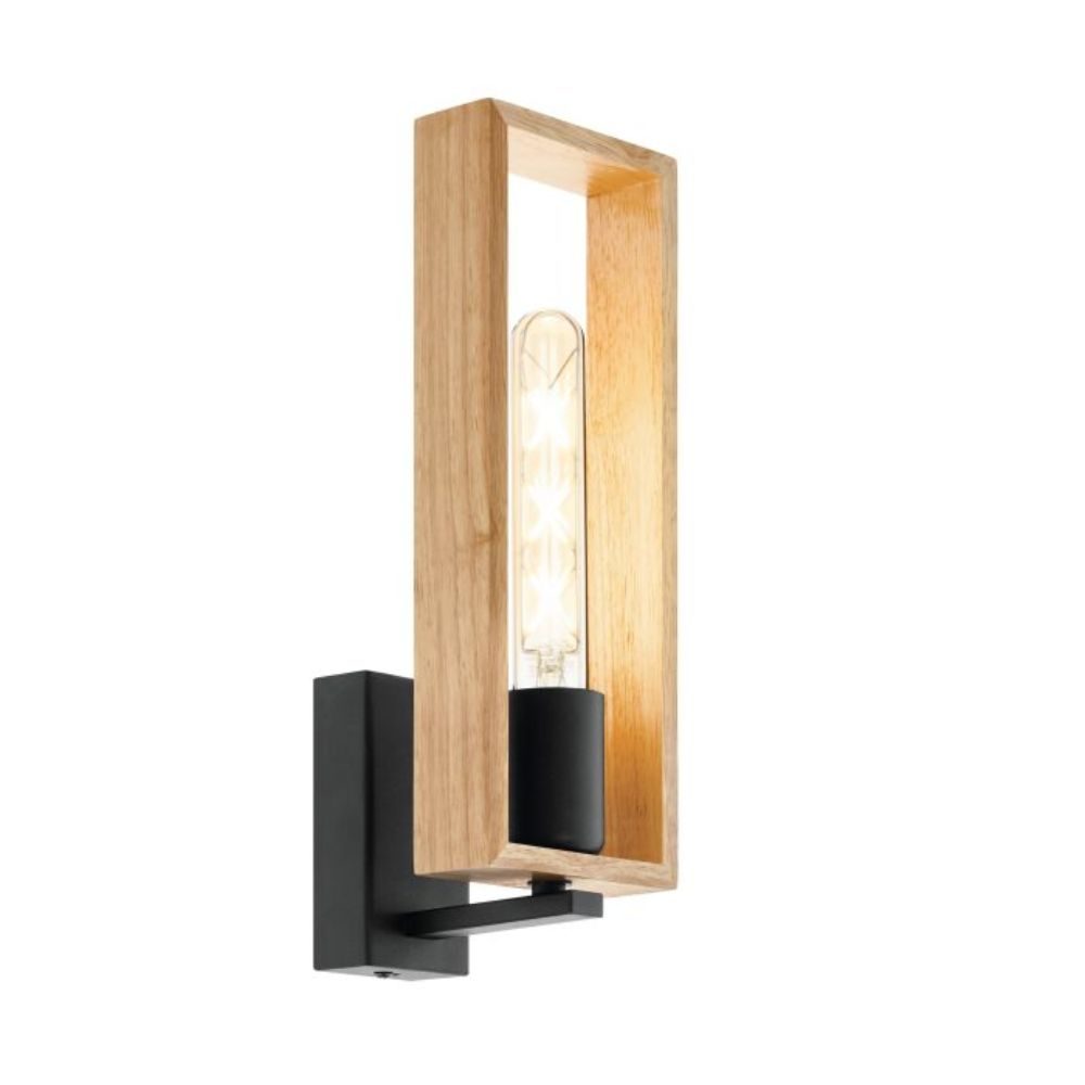 Eglo LITTLETON - Wooden Indoor Wall Light – Ozlighting