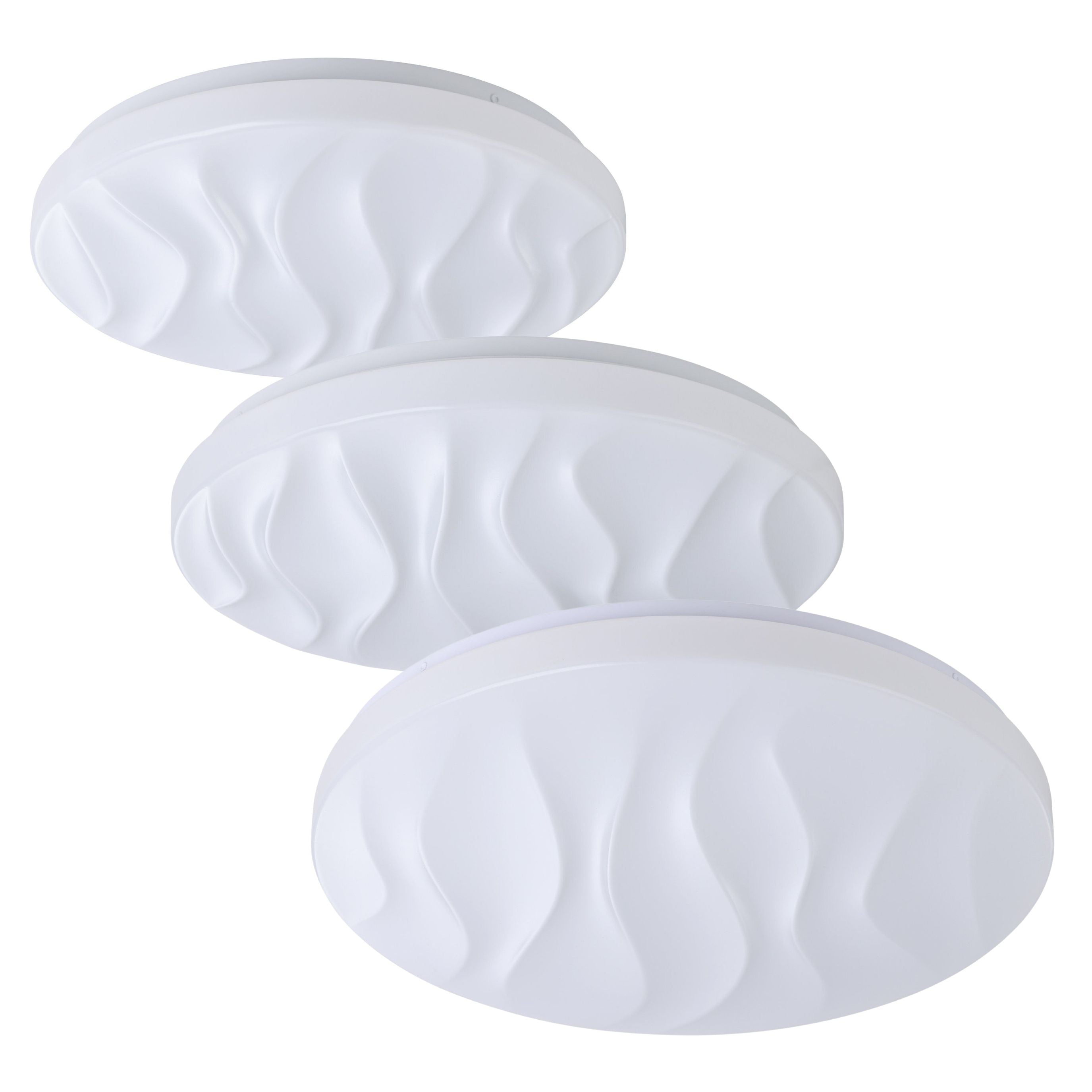 Eglo WAVEY - LED Oyster Ceiling Light – Ozlighting