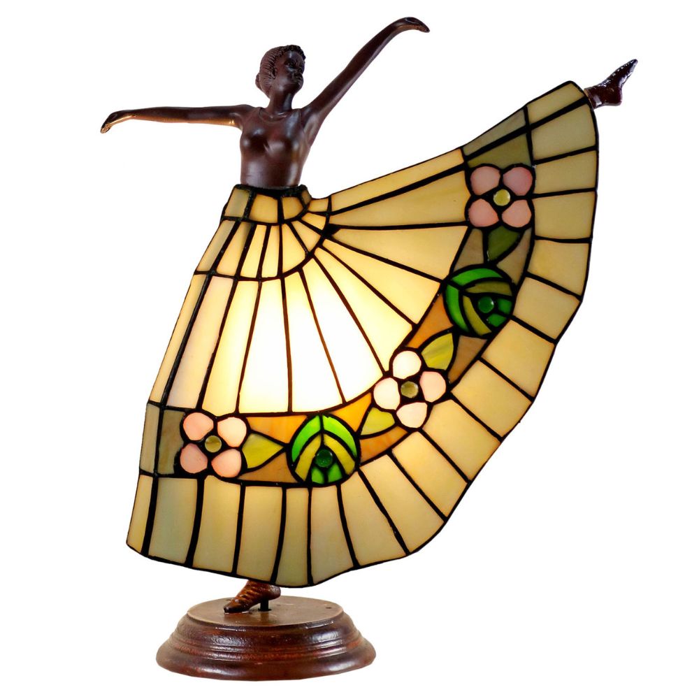 G&G Bros - Tiffany Dancer Table Lamp-GG-TL-QN16397-9360720002359 ...