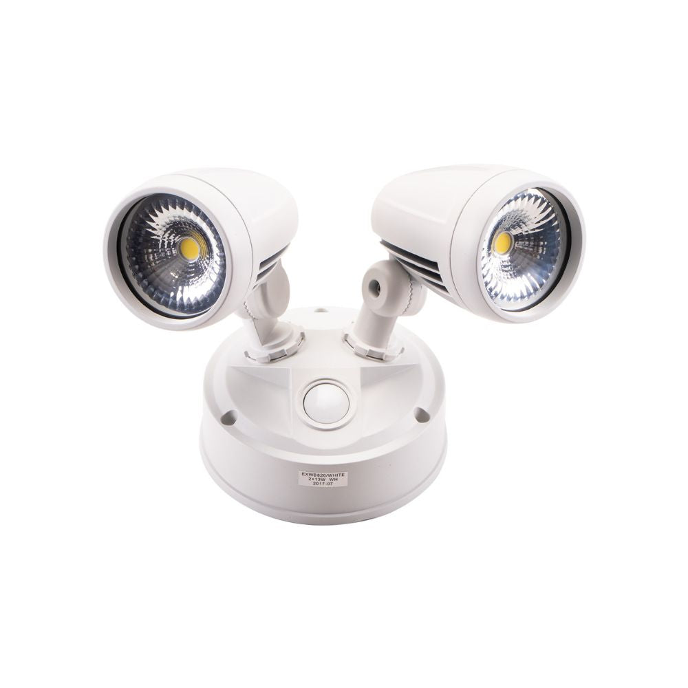 Lummax EXWB826 - LED Single Colour Twin Head Exterior