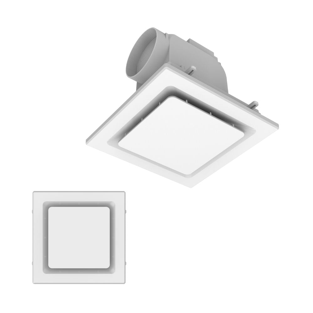 Modura ALLAIR CLASSIC - 250mm Square Ceiling Exhaust Fan-MOD-MFAC8WH ...