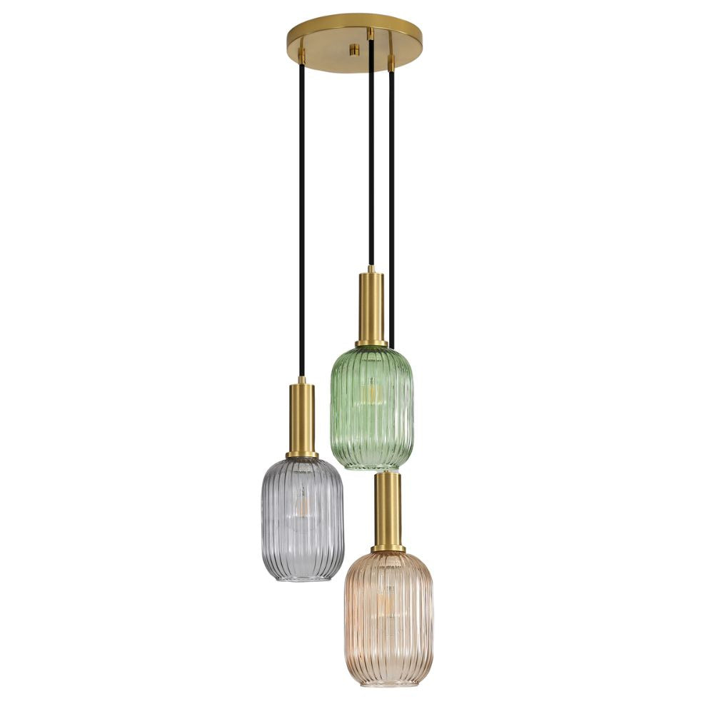 Oriel LUXE - 3 Light Pendant – Ozlighting