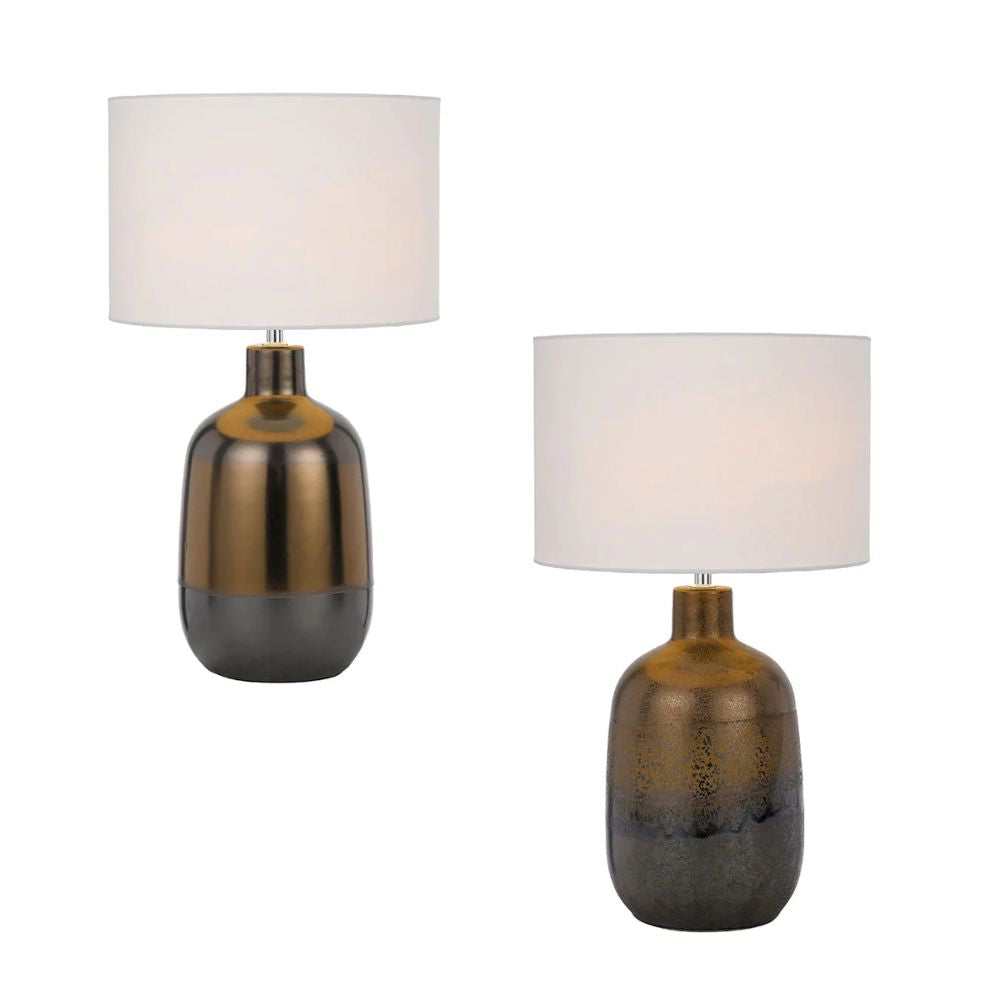 Telbix ARTHUR - Glazed Ceramic Table Lamp – Ozlighting