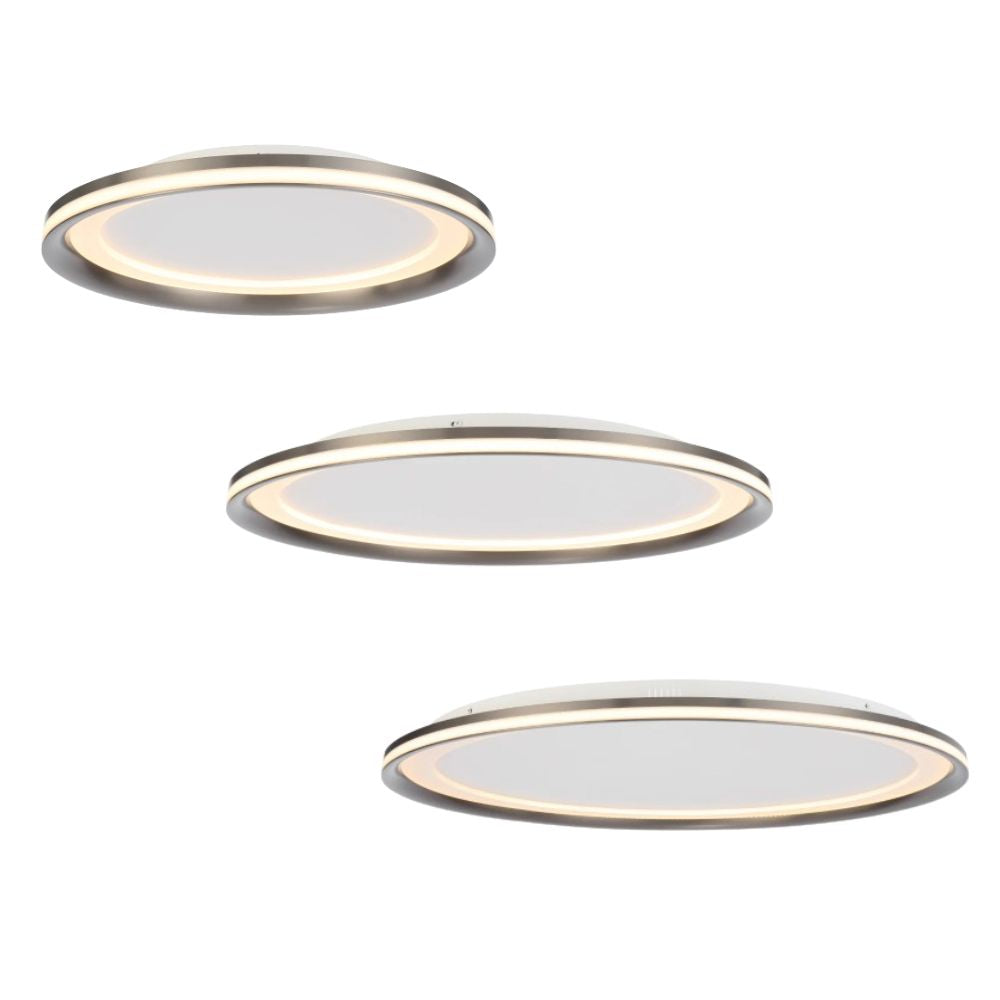 Telbix FULCRUM - Oyster Ceiling Light-TB-FULCRUM OY40-GY-9329501071397 ...