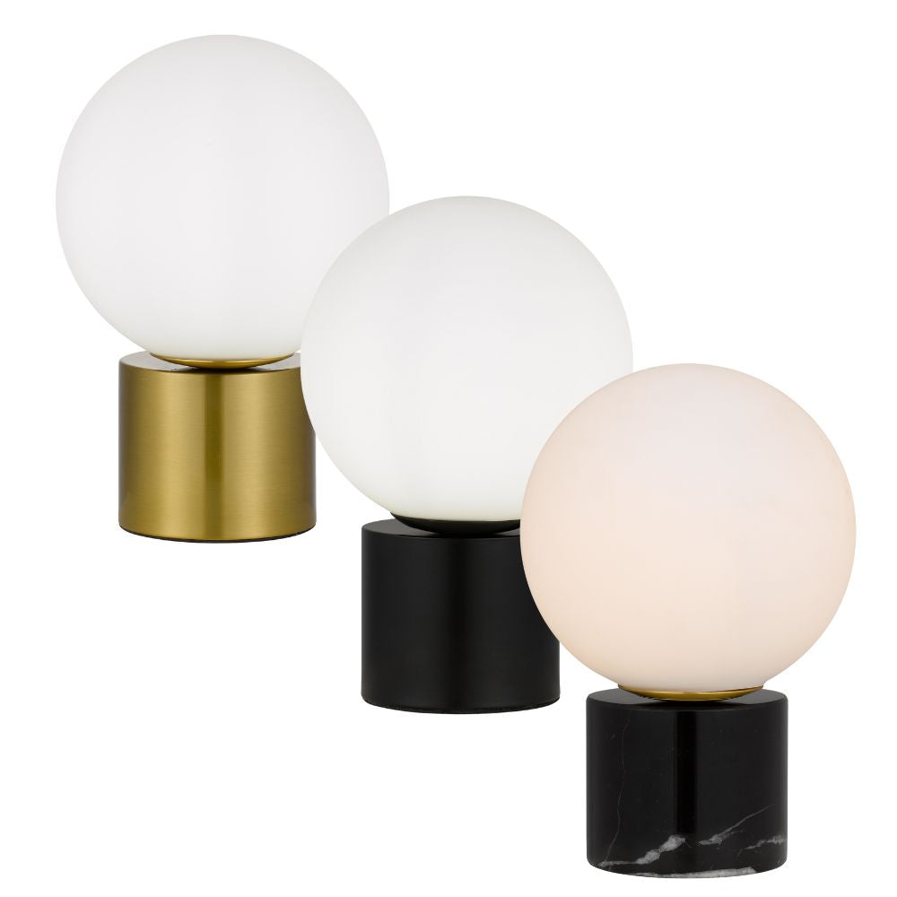Telbix NOVIO - Art Deco Marble & Glass Table Lamp-TB-NOVIO – Ozlighting