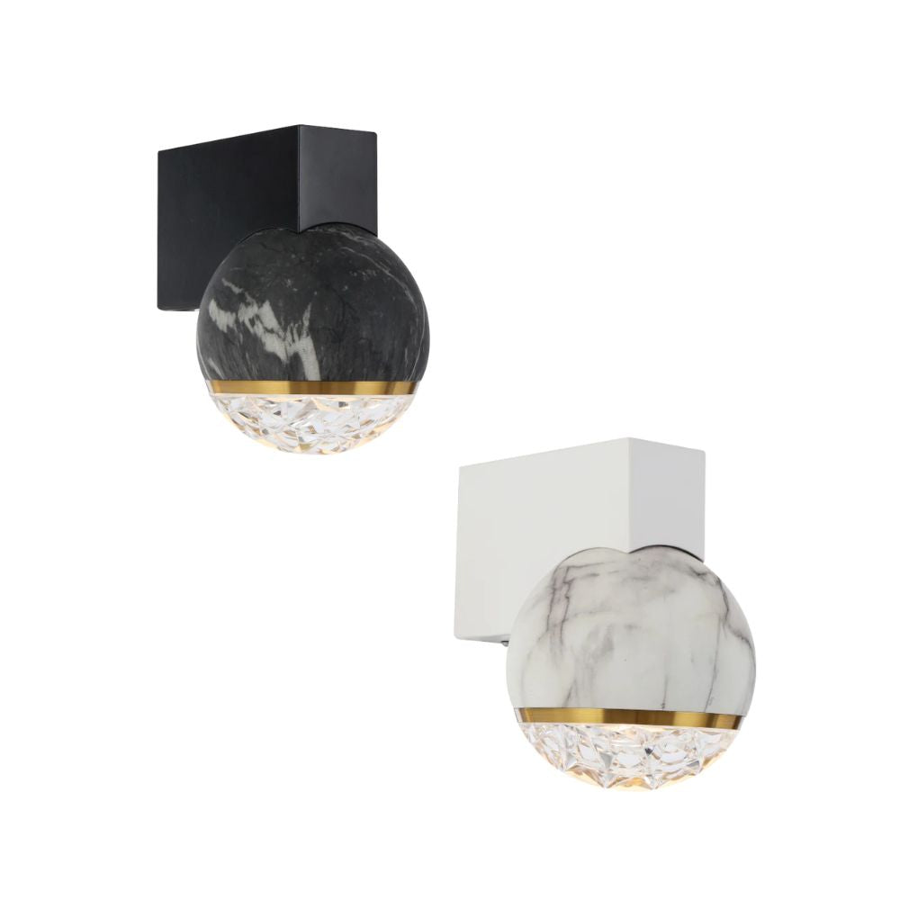 Telbix ONETA - Spherical Wall Light-TB-ONETA WB1-BKCL-9329501063040 ...