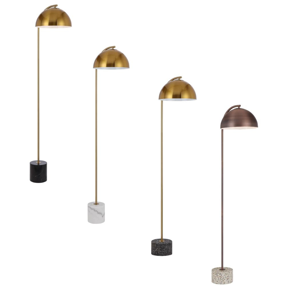 Telbix ORTEZ - Iron & Marble Art Deco Floor Lamp-TB-ORTEZ – Ozlighting