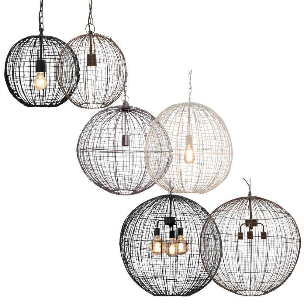 Zaffero CRAY - Wire Weave Ball Pendant – Ozlighting