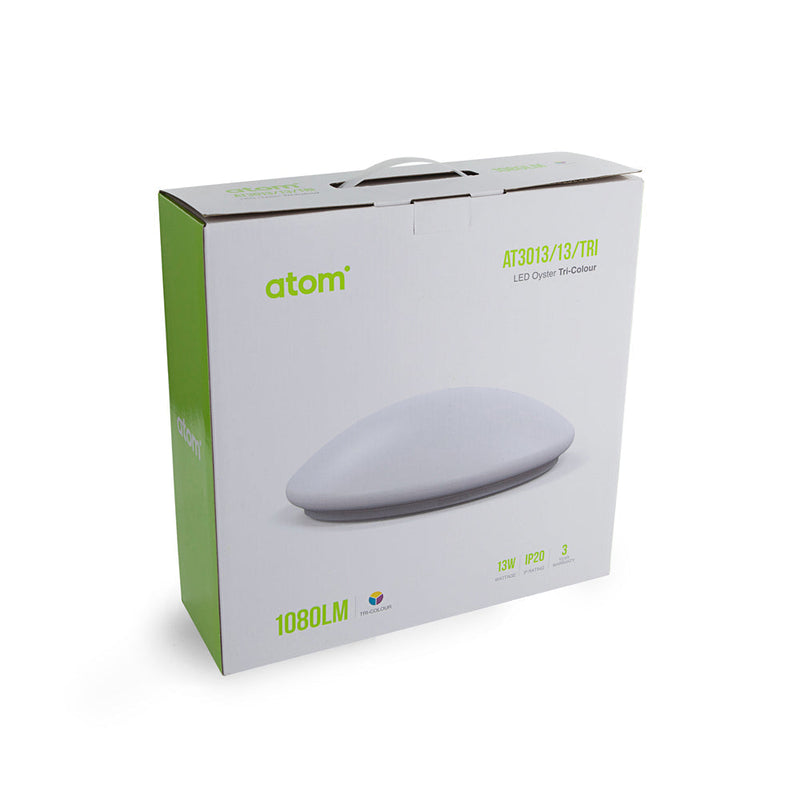 Atom AT3013 - 26W Opal Acrylic LED Oyster IP20-AT-11275-9336462112755 ...