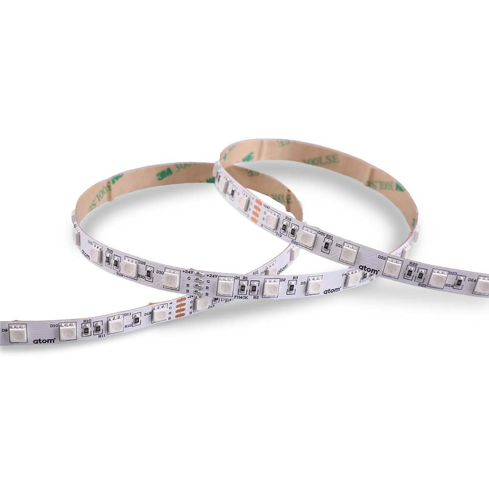 Atom AT9253 - RGB LED Strip with Cable IP20 24V-AT-16520-9336462165201 ...