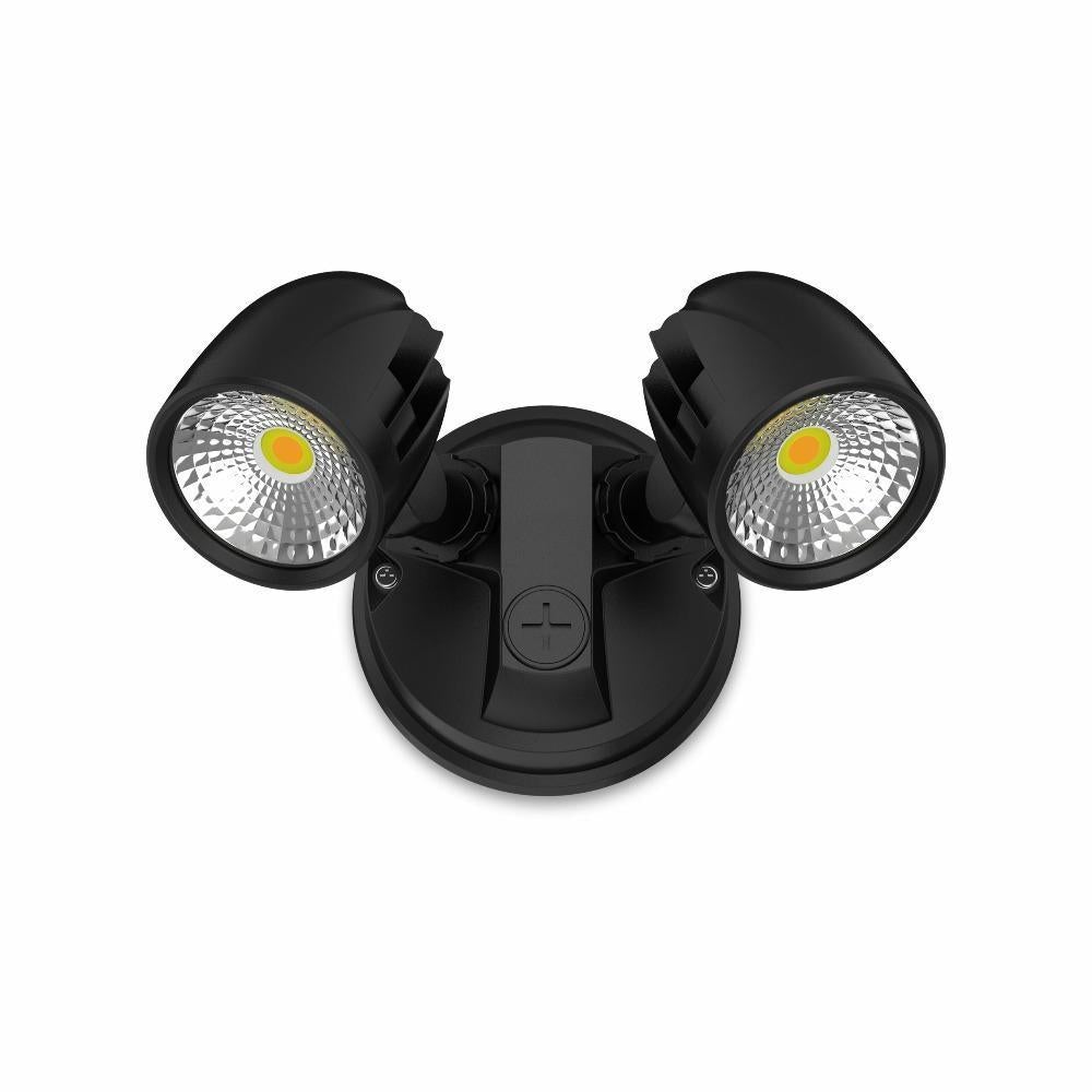 Atom CONDOR - 24W LED Twin Head Tri-Colour Exterior Security Spotlight ...