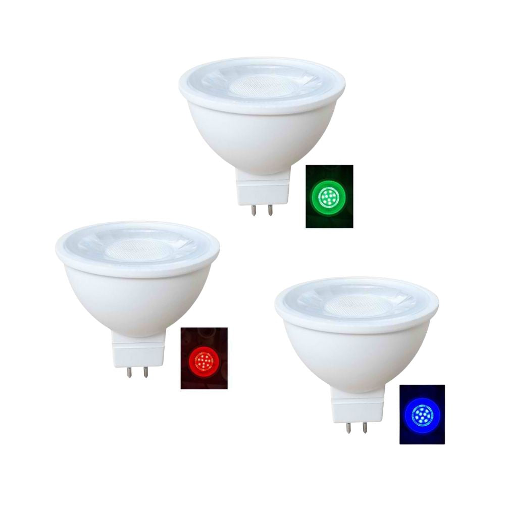 CLA GLOBE-MR16 - 5W LED 12V DC MR16 Coloured Globe - DRIVER – Ozlighting