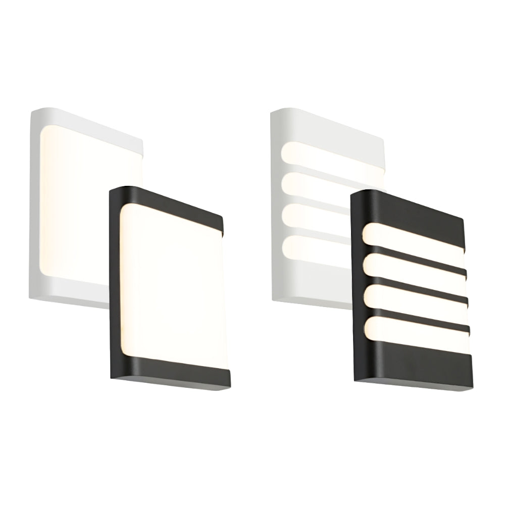 Cougar ODESSA - 10W LED Tri-Colour Modern Exterior Flush Wall Light ...