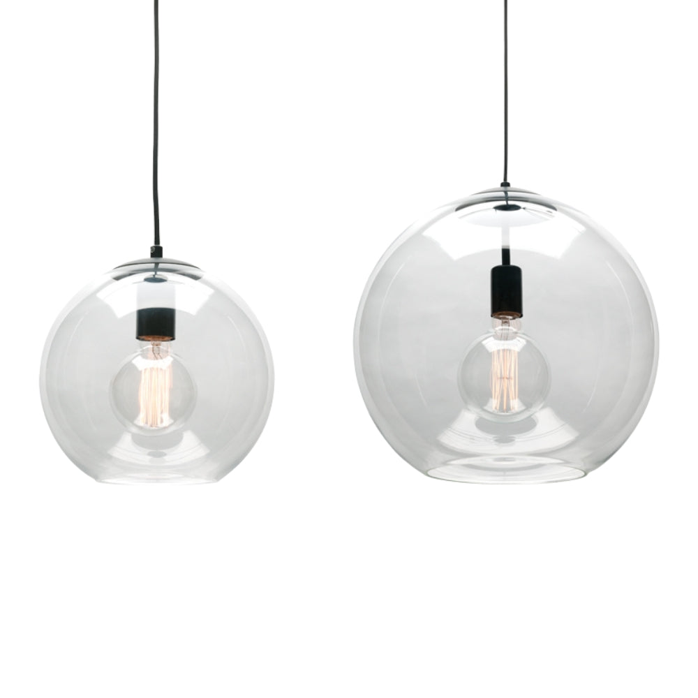 Cougar ORPHEUS - 1 Light Glass Orb Pendant Black