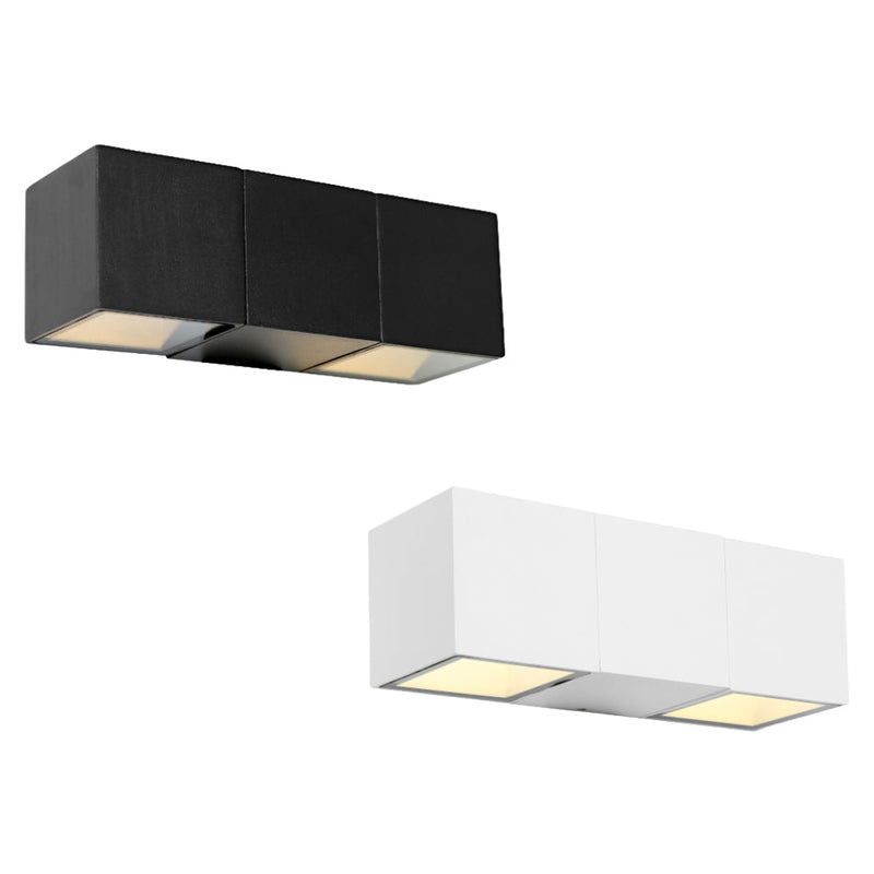 Cougar SOLANO - 2x5W LED Modern Exterior Up/Down Wall Light IP54 ...