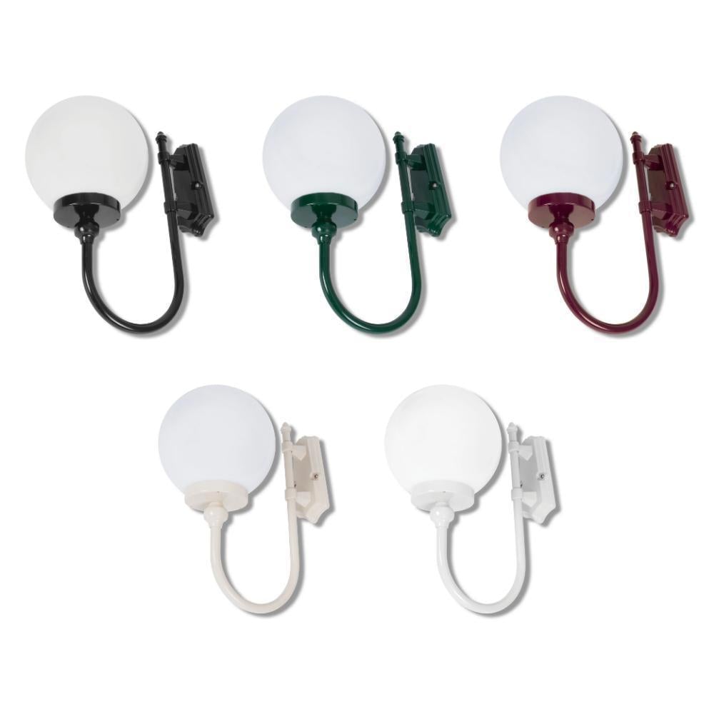 Domus GT-600 Lisbon - 25cm Sphere Curved Arm Wall Light – Ozlighting