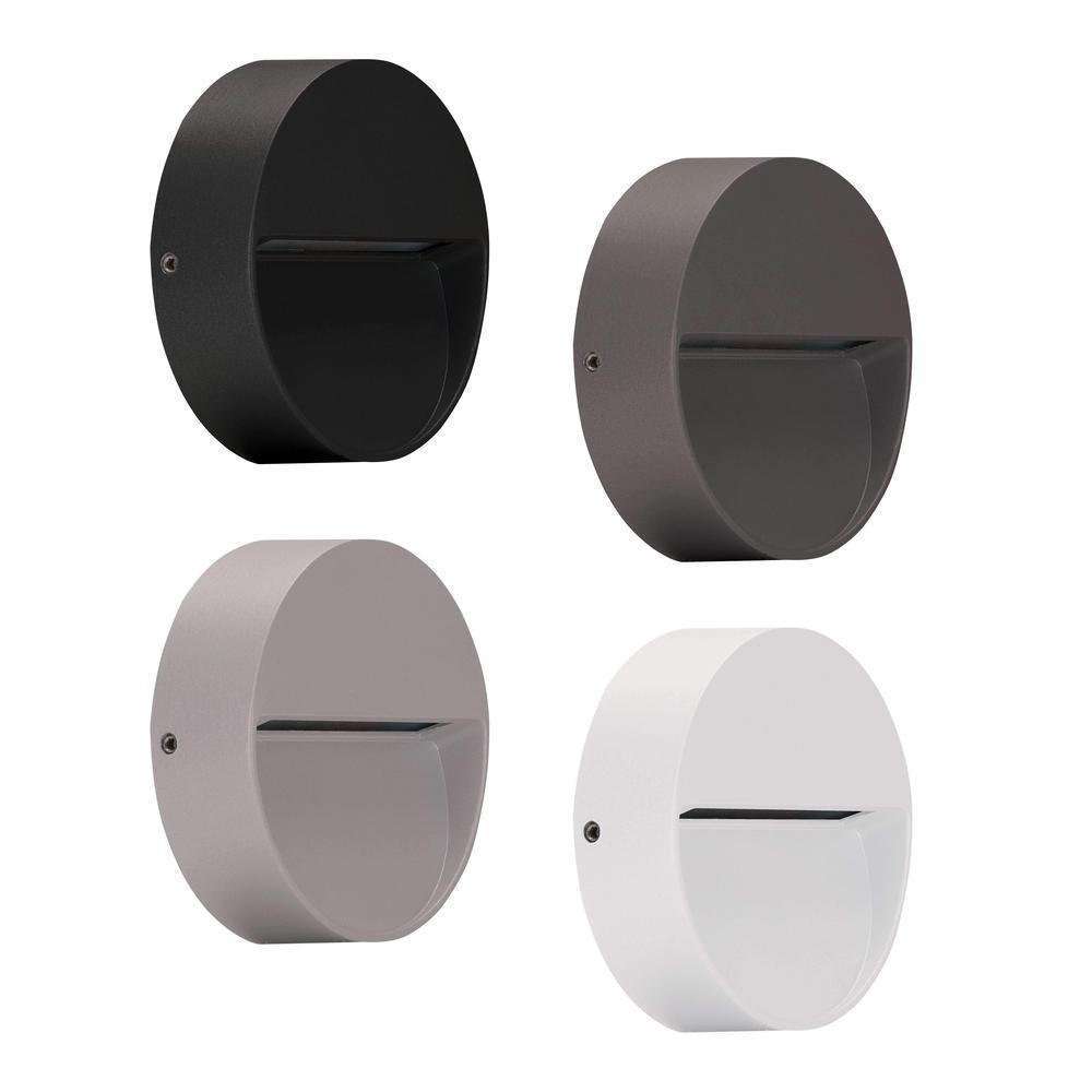 Domus ZEKE-4-RND - 4W LED Exterior Round Surface Mount Step Light ...