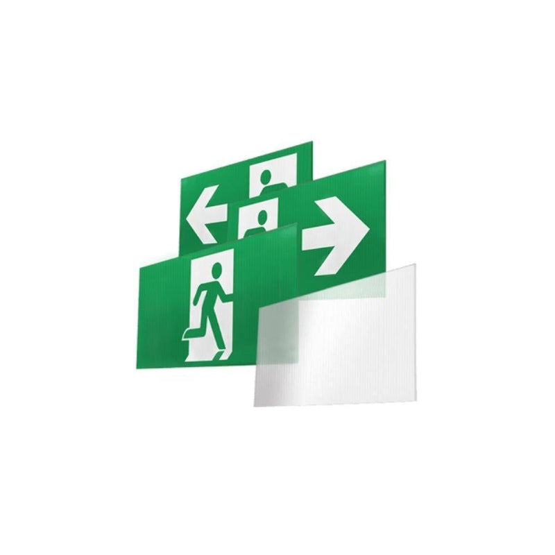 Ektor RAZOR-16M - 1.75W LED Recessed Slimblade Emergency Exit Sign ...