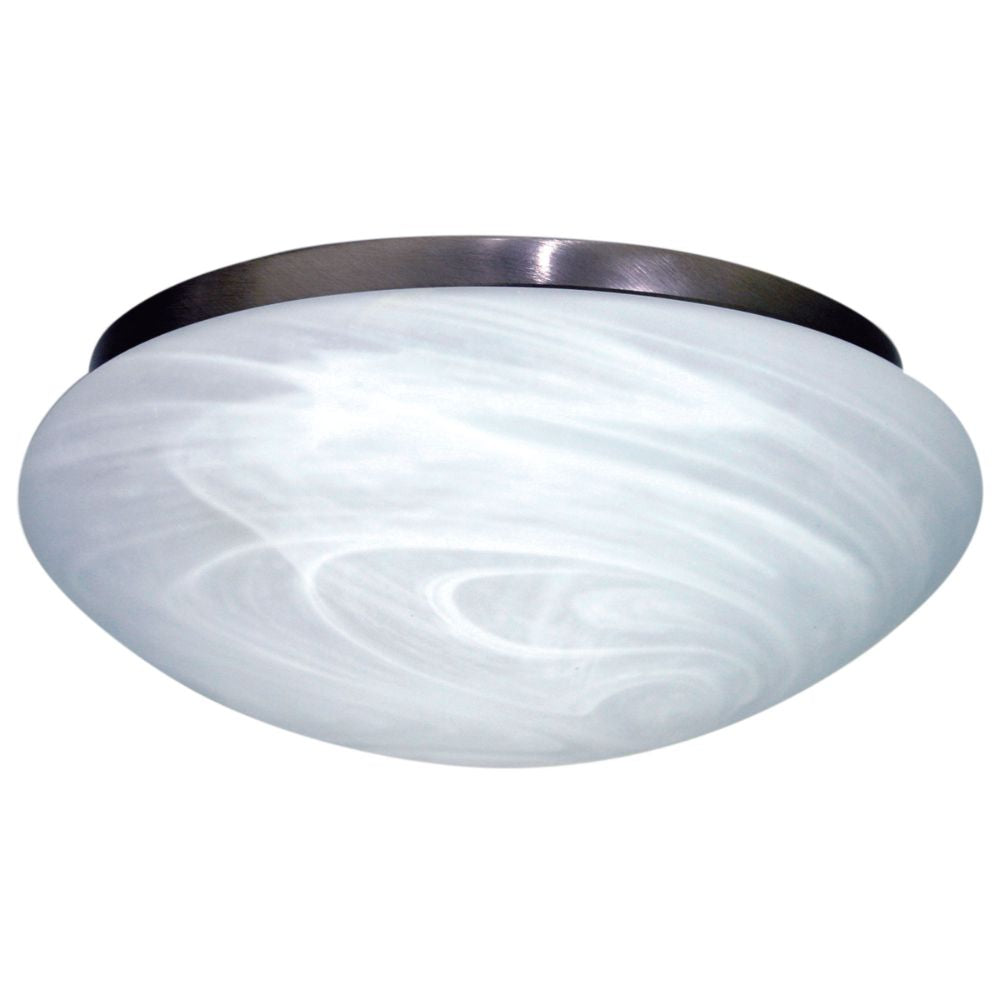 Oriel SATIN - Chrome & Alabaster Ceiling Fan Light