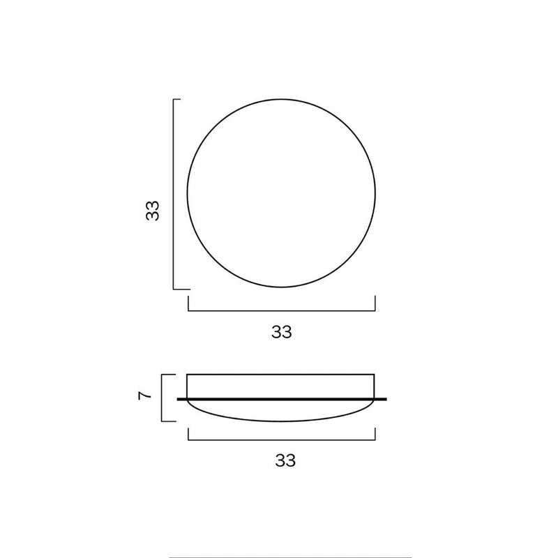 Telbix ASTRID 33 - 18W Non-Dimmable LED Oyster-TB-ASTRID – Ozlighting
