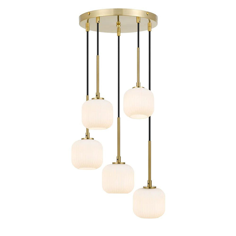 Telbix BOBO - 5 Light Pendant-TB-BOBO PE05-BKSM-9329501057735 – Ozlighting