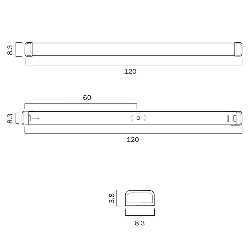 Telbix EDGE - LED Batten Light-TB-EDGE 060.20.3C-9329501059463 – Ozlighting