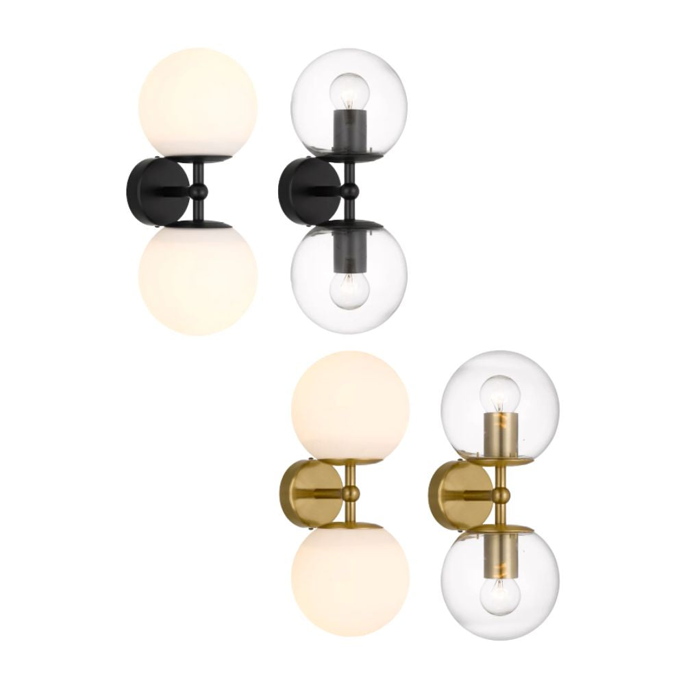 Telbix ETERNA 2 - 25W Wall Light-TB-ETERNA WB2-BKOP-9329501062104 ...