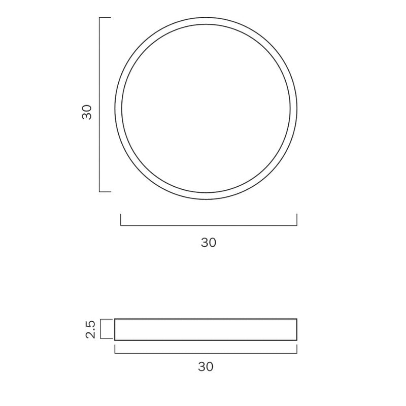 Telbix SKY - Round Oyster-TB-SKY OY23.3C3D-WH-9329501057100 – Ozlighting