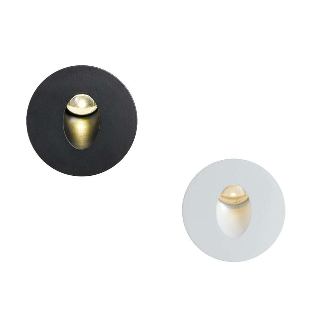 Telbix SNAP - 3W Round Stair Light-TB-SNAP RD-BK-9329501057964 – Ozlighting