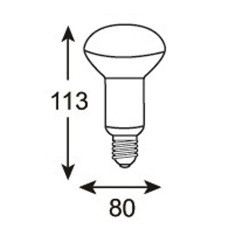 Vibe GLOBE-R80 - 10W LED R80 Reflector Globe - – Ozlighting
