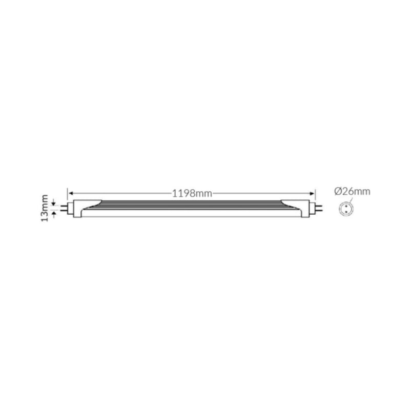 Vibe TUBE-T8 - 20W 4FT LED Tube for Rapid Start & Elec – Ozlighting