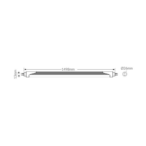 Vibe TUBE-T8 - 22W 5FT LED Frosted – Ozlighting